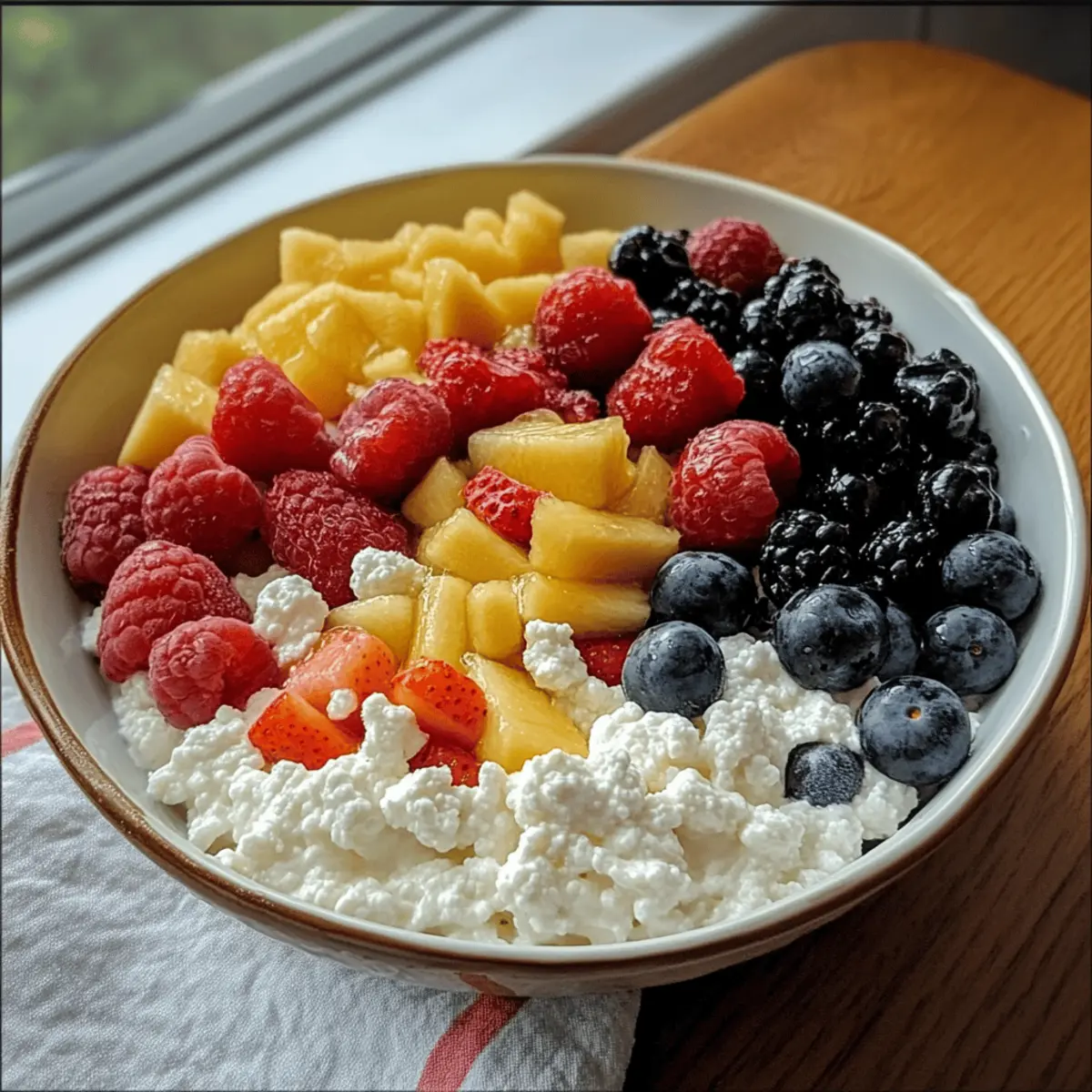 Easy Cottage Cheese Fruit Bowl: Creamy & Delicious Boost
