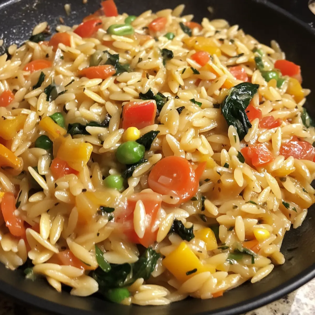 Ultimate Fast Creamy Vegetable Orzo: A Delicious Comfort Meal