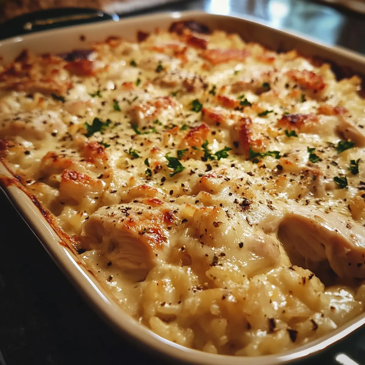 Ultimate Delicious Creamy Chicken Rice Bake to Satisfy Cravings